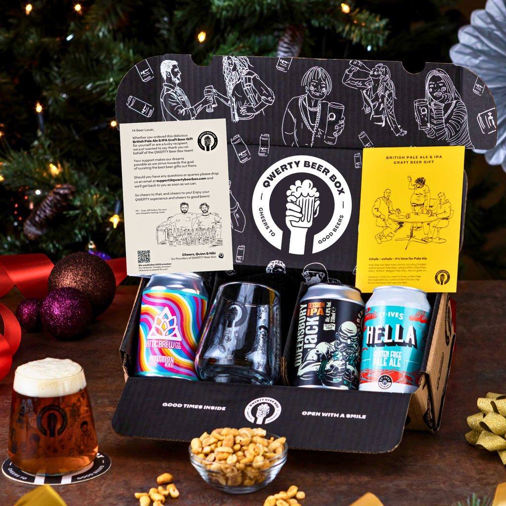 British Pale Ale & IPA Gift Set - Kick-Off Kit | QWERTY Beer Box